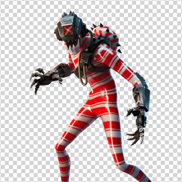 Fortnite Krampus Candy Cane Skin PNG Transparent