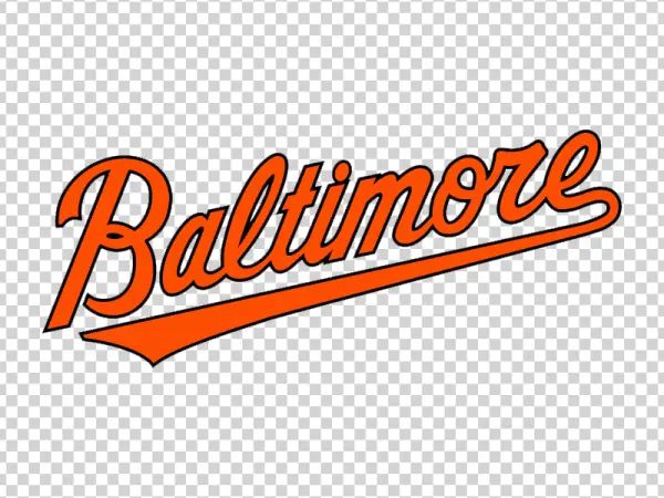 Baltimore Wordmark Logo PNG Transparent